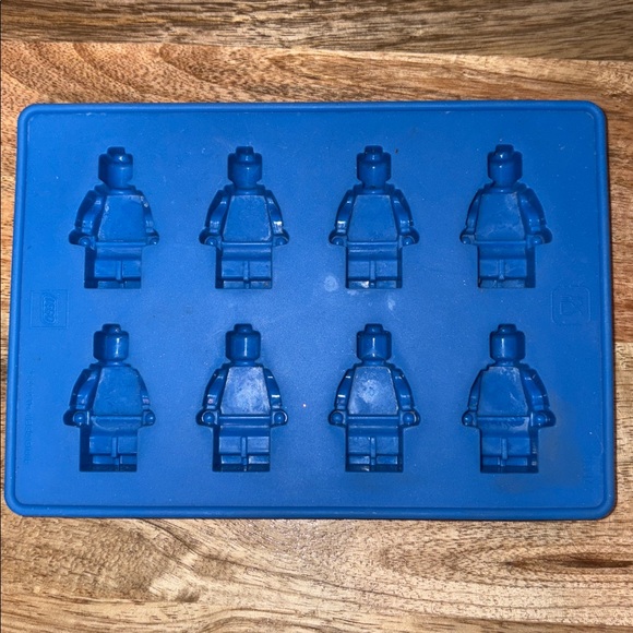 Lego | Kitchen | Lego Minifigures Blue Silicone Mold Tray | Poshmark